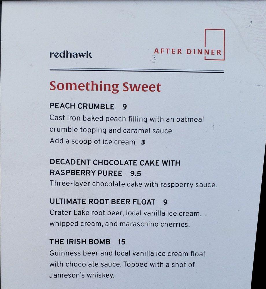 Menu at Redhawk Gastropub, Twin Falls