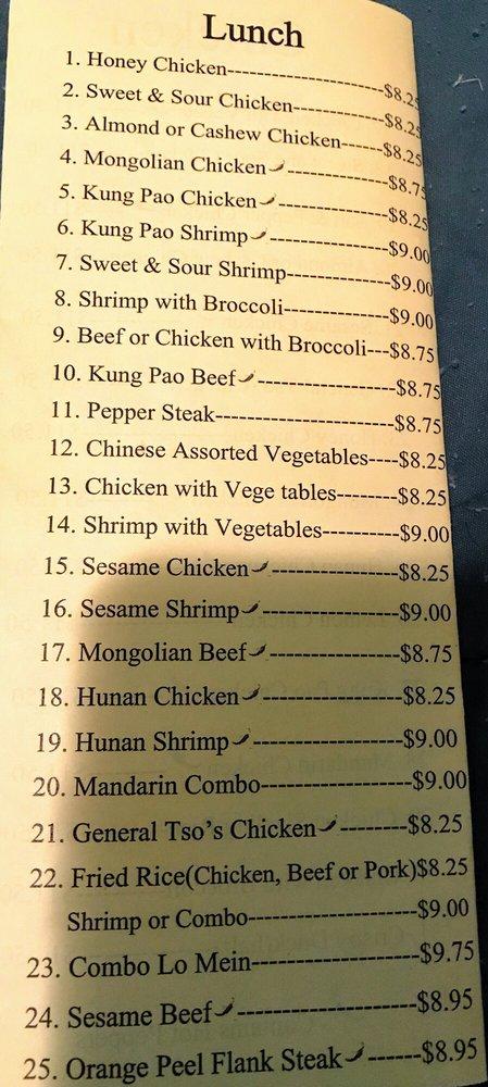 Menu at The Palace restaurant, Birmingham, Trussville Crossings Pkwy