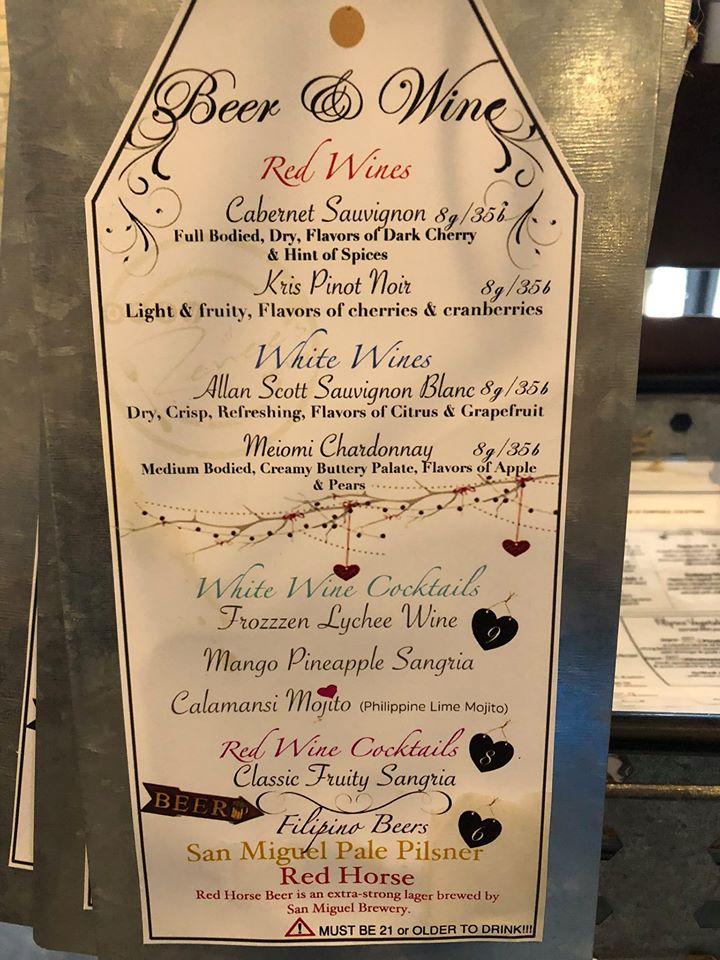 Menu at Only at Renee's ~ A Taste of Pampanga, Philippines restaurant ...