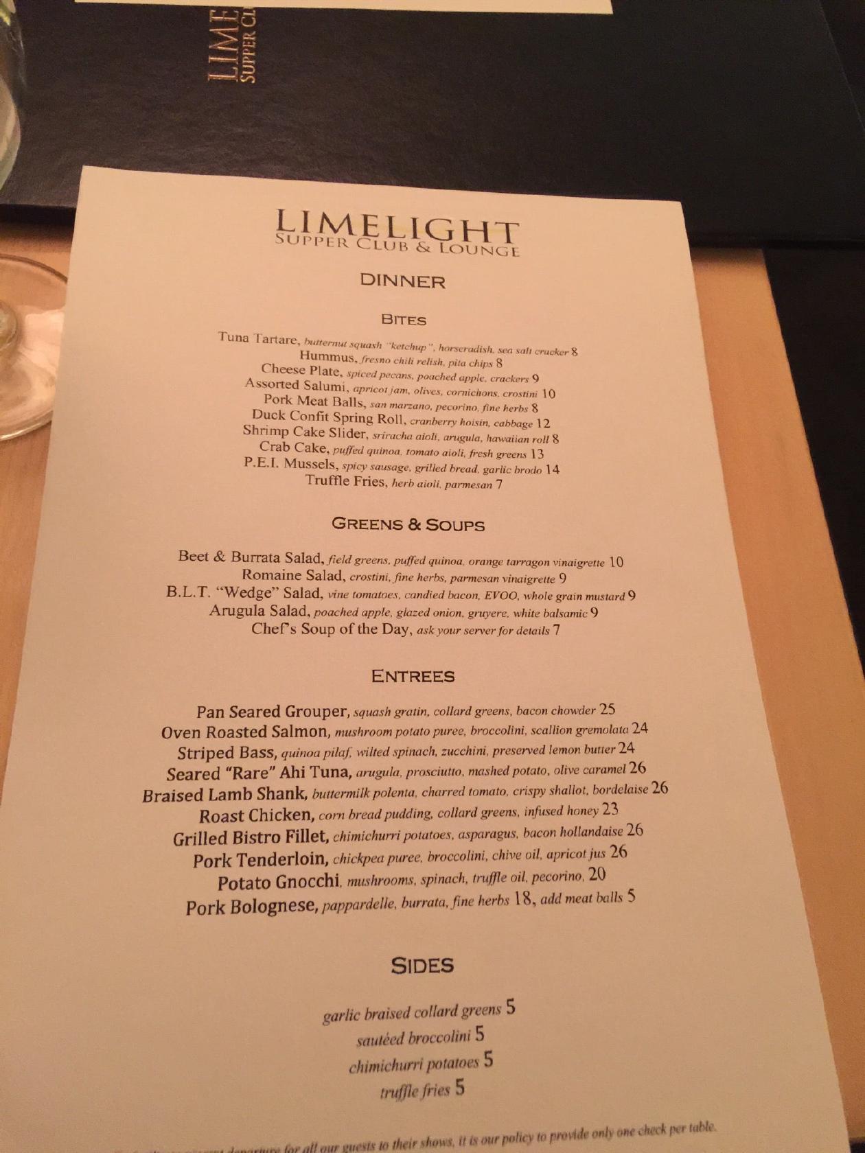 Menu at PRELUDE+POST pub & bar, Denver