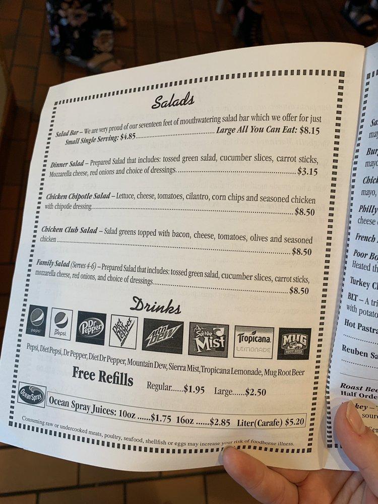 Menu at Sunshine Pizza pizzeria, Saint Helens