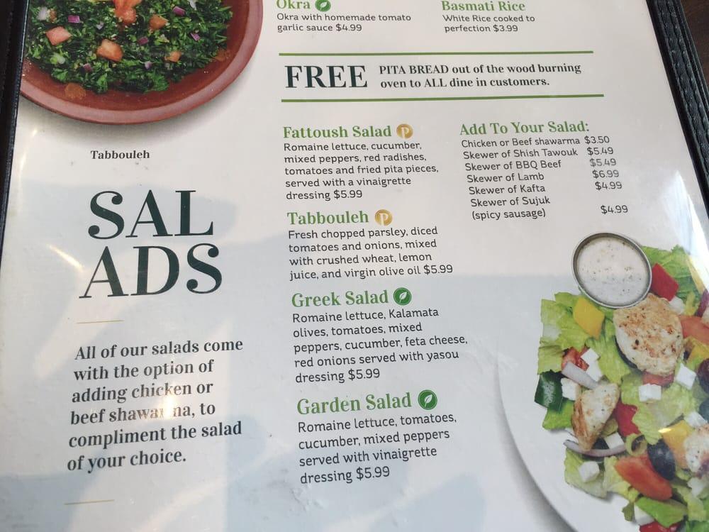 Menu at Paramount Middle Eastern Kitchen Krispo & Mas.E.Mo restaurant ...