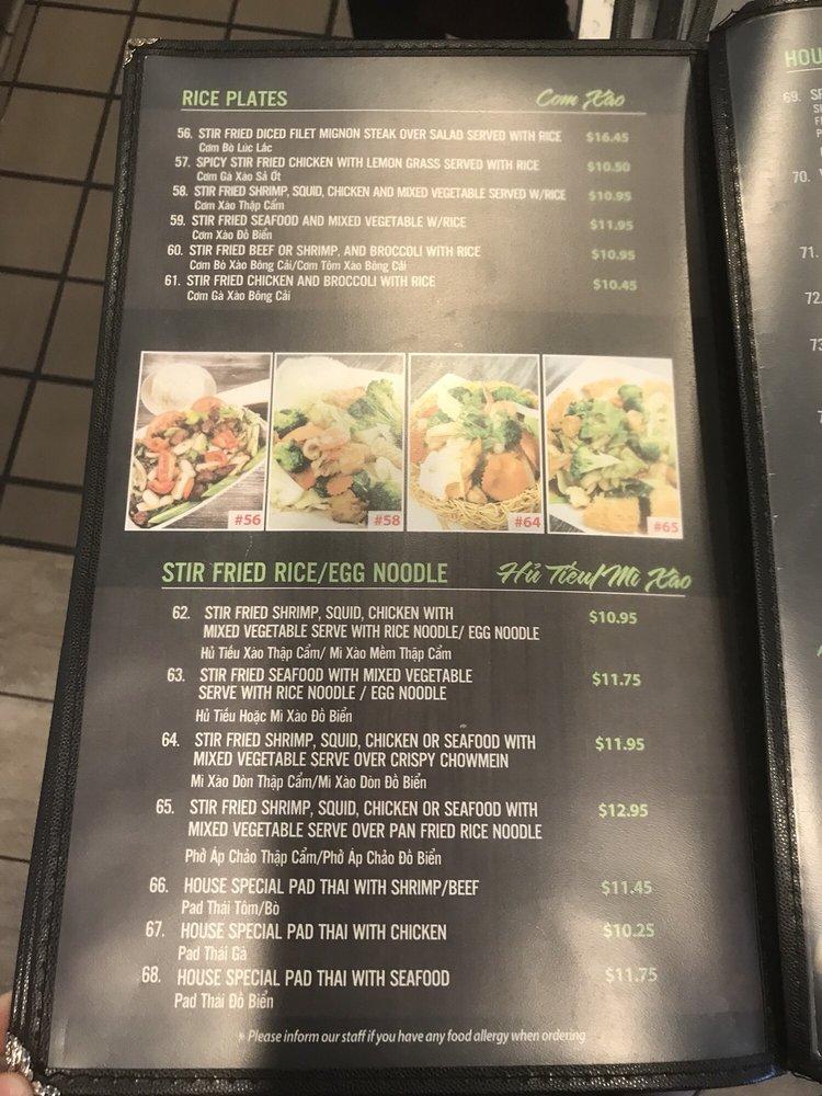 Menu at Pho Ha plus Vietnamese Cuisine restaurant, Diamond Bar