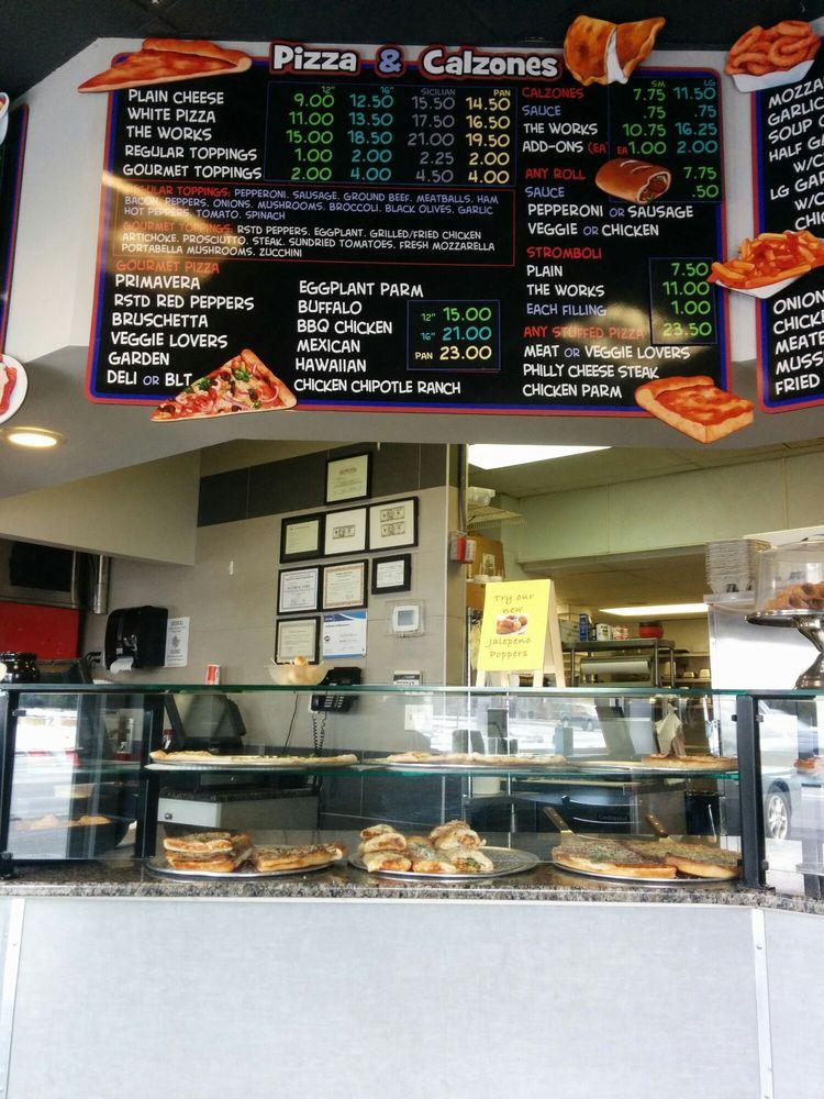 Menu at New World Pizza & Cafe, Montgomery