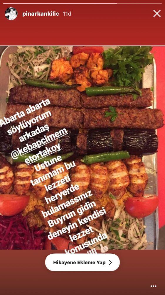 Menu at KEBAPÇI MEMET, Istanbul