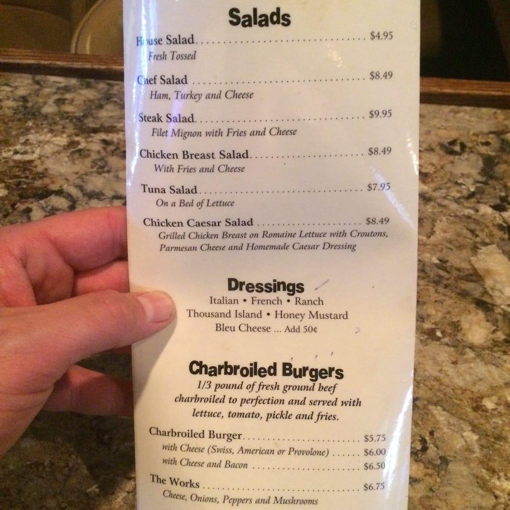Menu at Manny's Rook Station Cafe, Carnegie