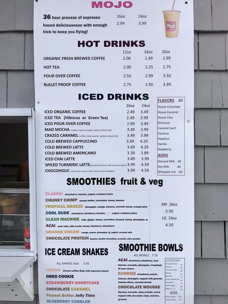 Menu at Pink Bean Coffee - SOMERSET pub & bar, Somerset