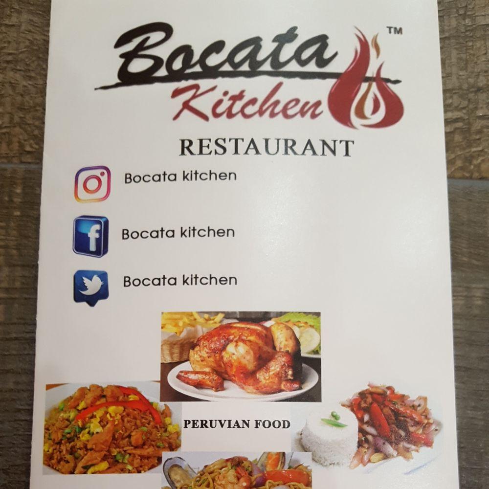 Menu at Bocata Kitchen restaurant, Los Angeles