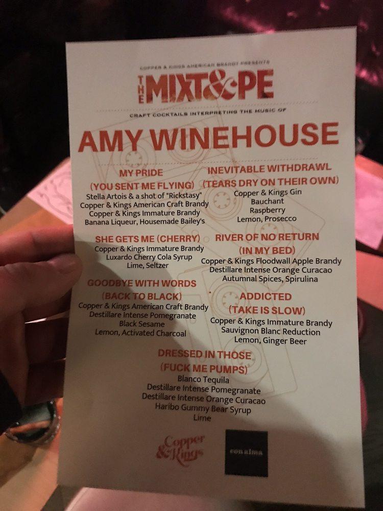 Menu at Con Alma pub & bar, Pittsburgh, 613 Penn Ave