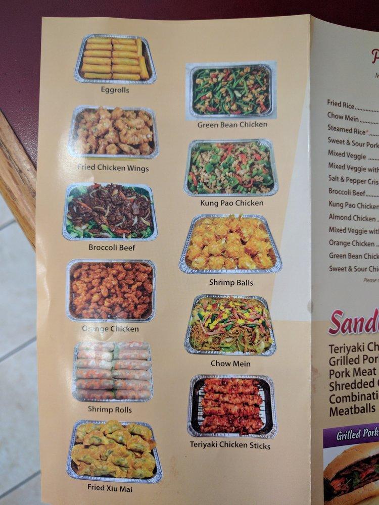 Menu at King Egg Roll restaurant, San Jose, 980 Lundy Ave