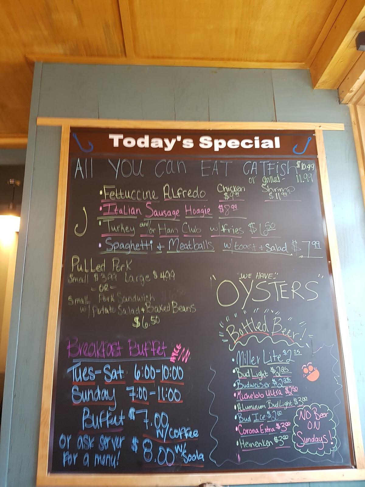 Menu at LANDING ZONE GRILL restaurant, Whitwell