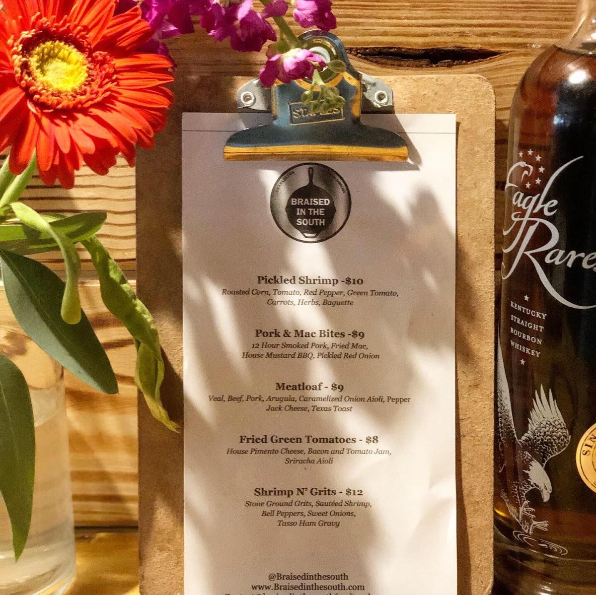 Menu at Paddock & Whisky pub & bar, Charleston