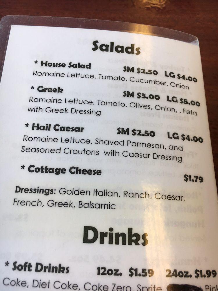 Menu at Dog Daze Gourmet Hot Dogs restaurant, Canton