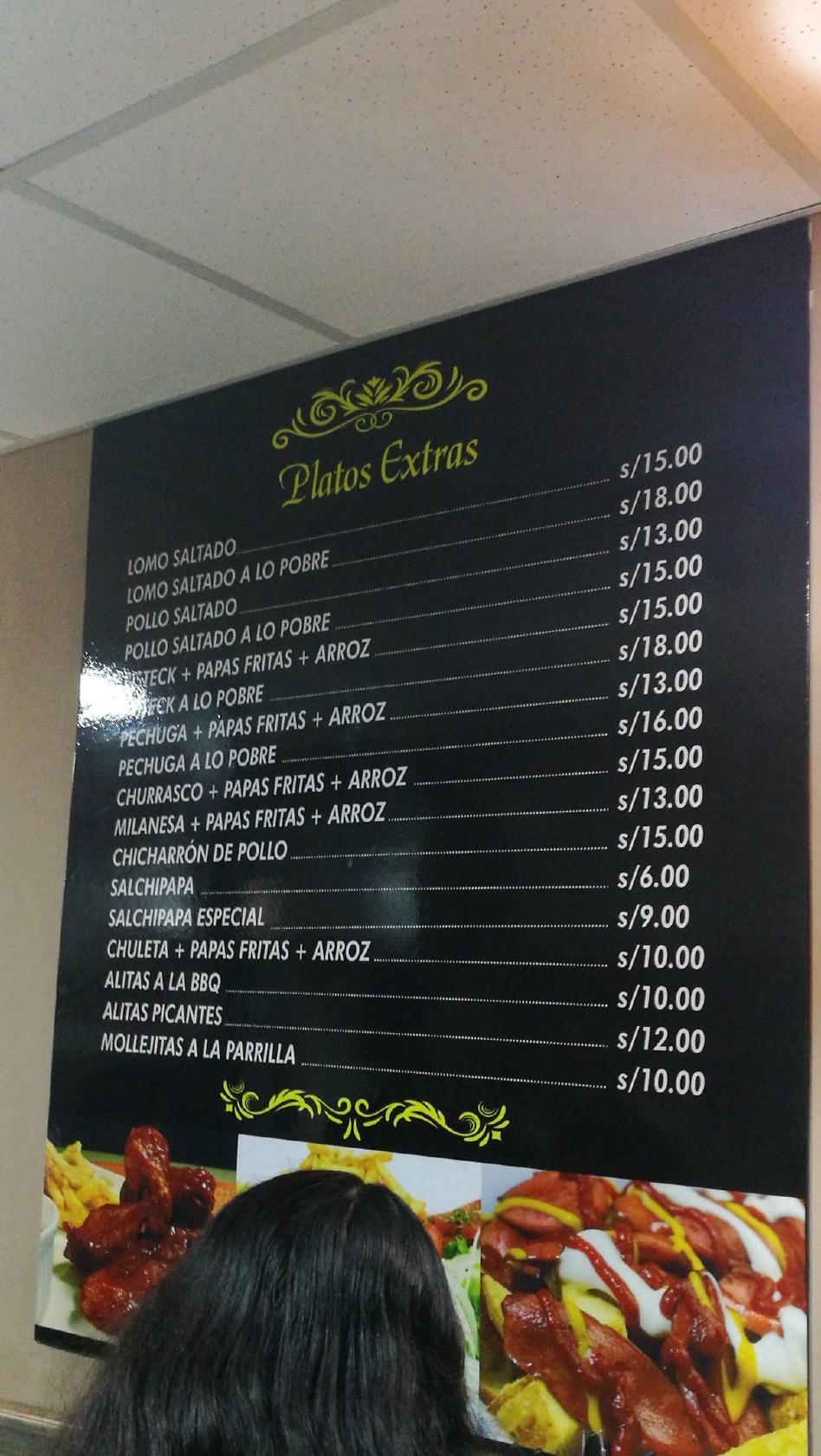 Menu at Combos «La Barra», Santiago de Surco
