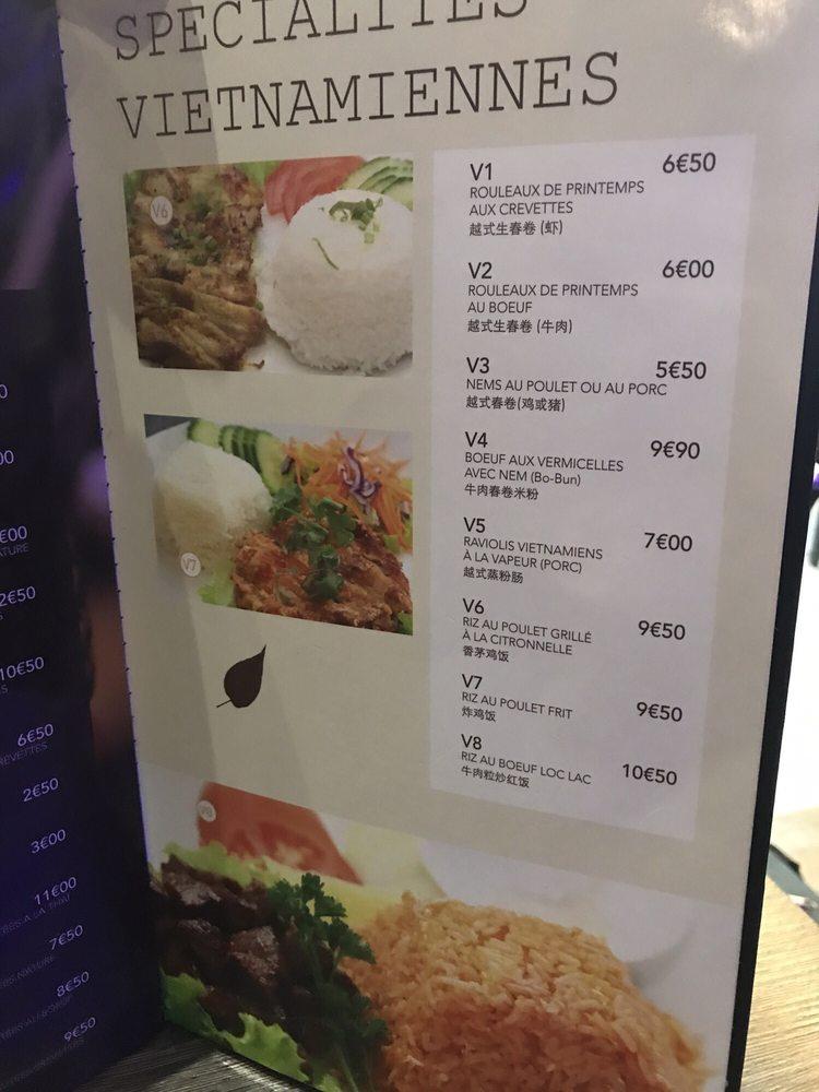 Menu au Thai Basilic restaurant, Tremblay-en-France, 20 rue des Buissons