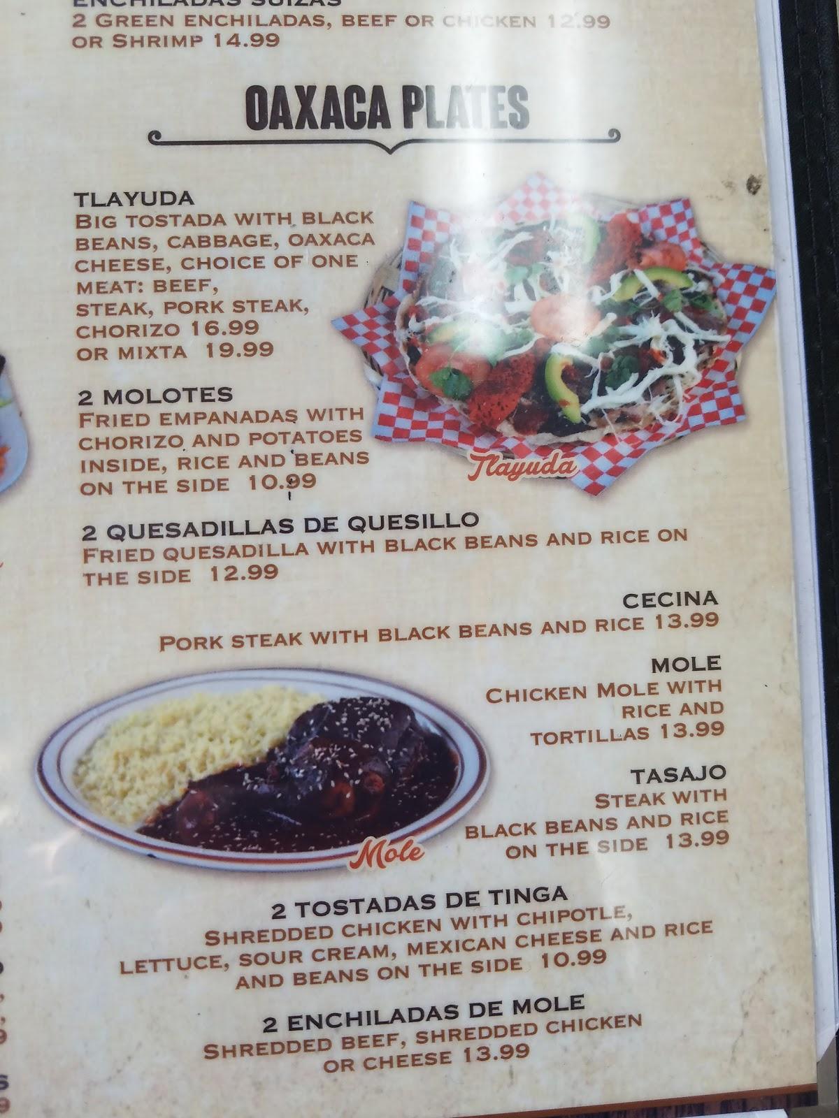Menu at El Rinconcito Authentic Mexican Food restaurant, Hollister