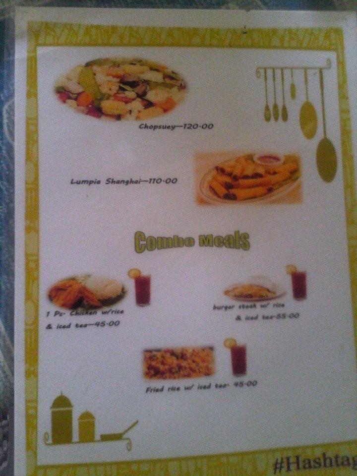 Menu at Hastag. restaurant, Kiamba
