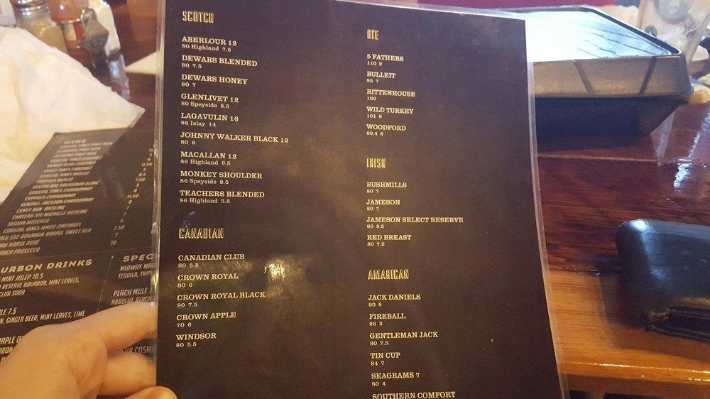 Menu at Midway Cafe, Fort Thomas