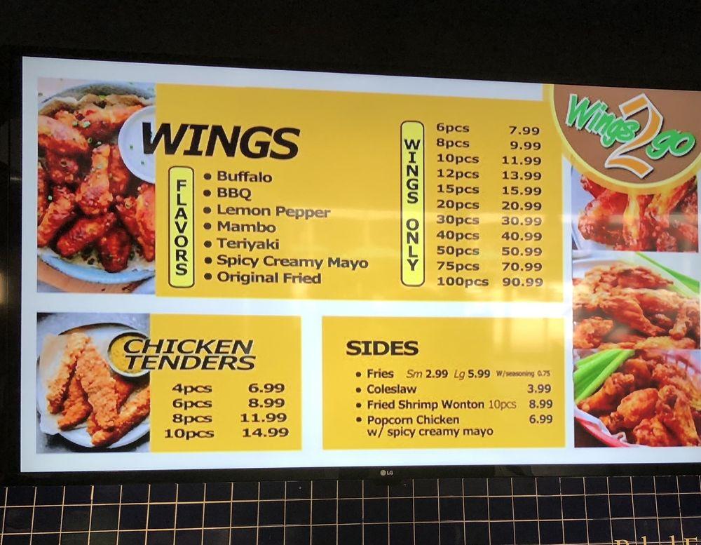 Menu at Easy Eats restaurant, Washington