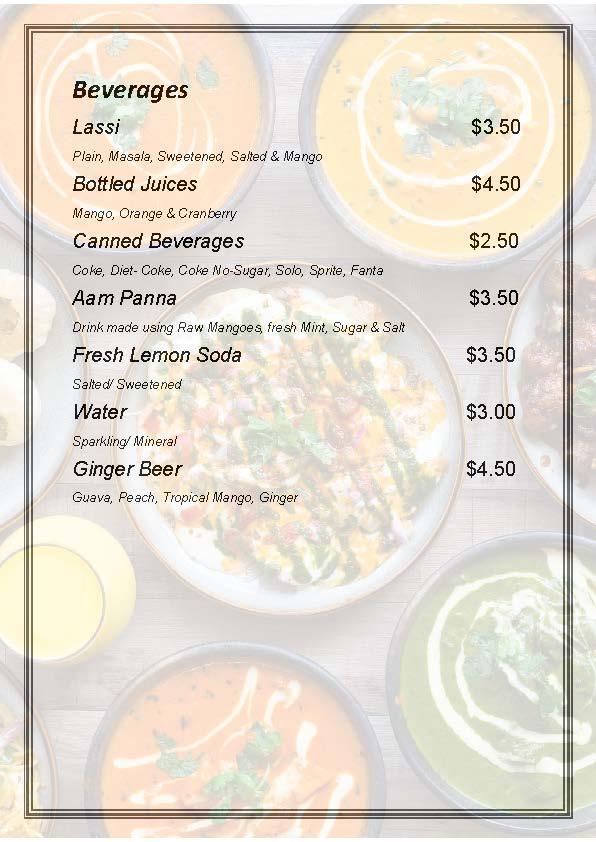 Menu at CURRY FINE DINE restaurant, Sale