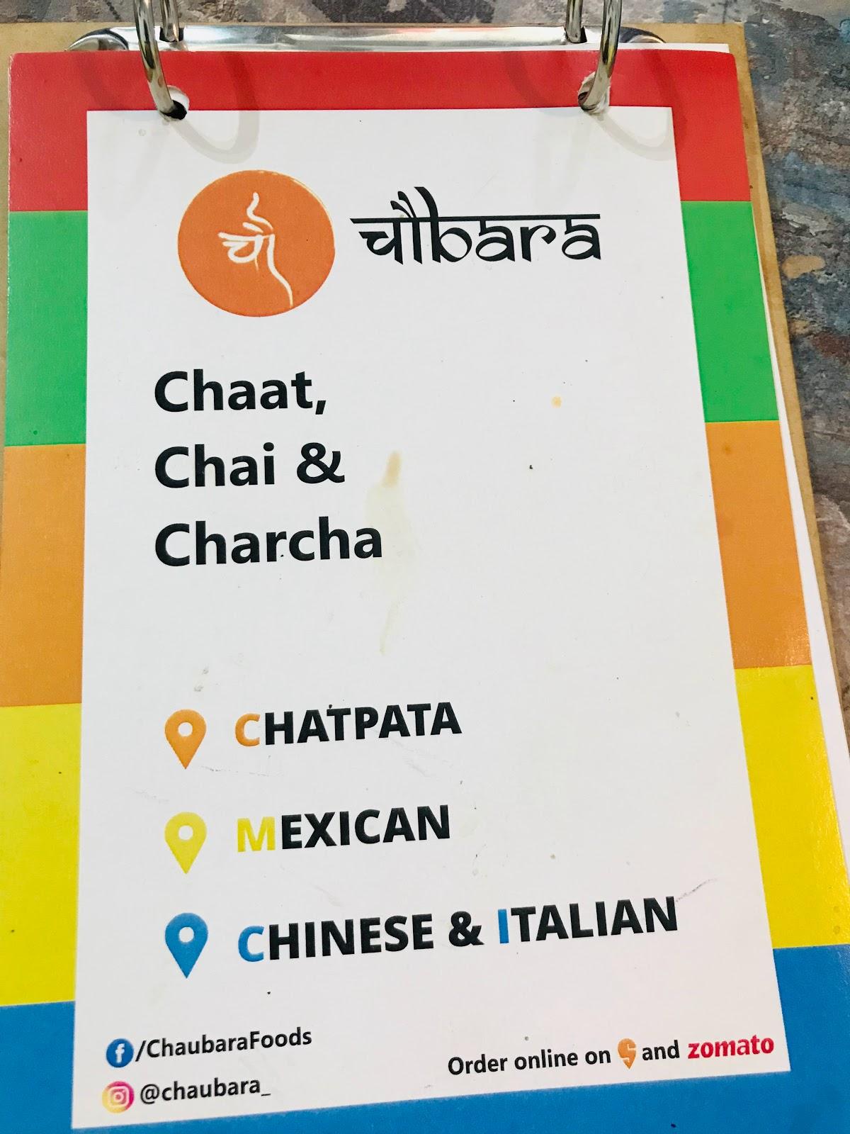 CHAUBARA - CHAAT CHAI AUR CHARCHA, Gurugram, C423+CGR - Restaurant reviews