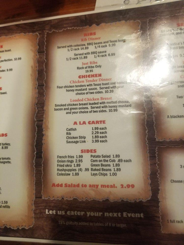 Menu at Smokin' Buns BBQ, Jacksonville