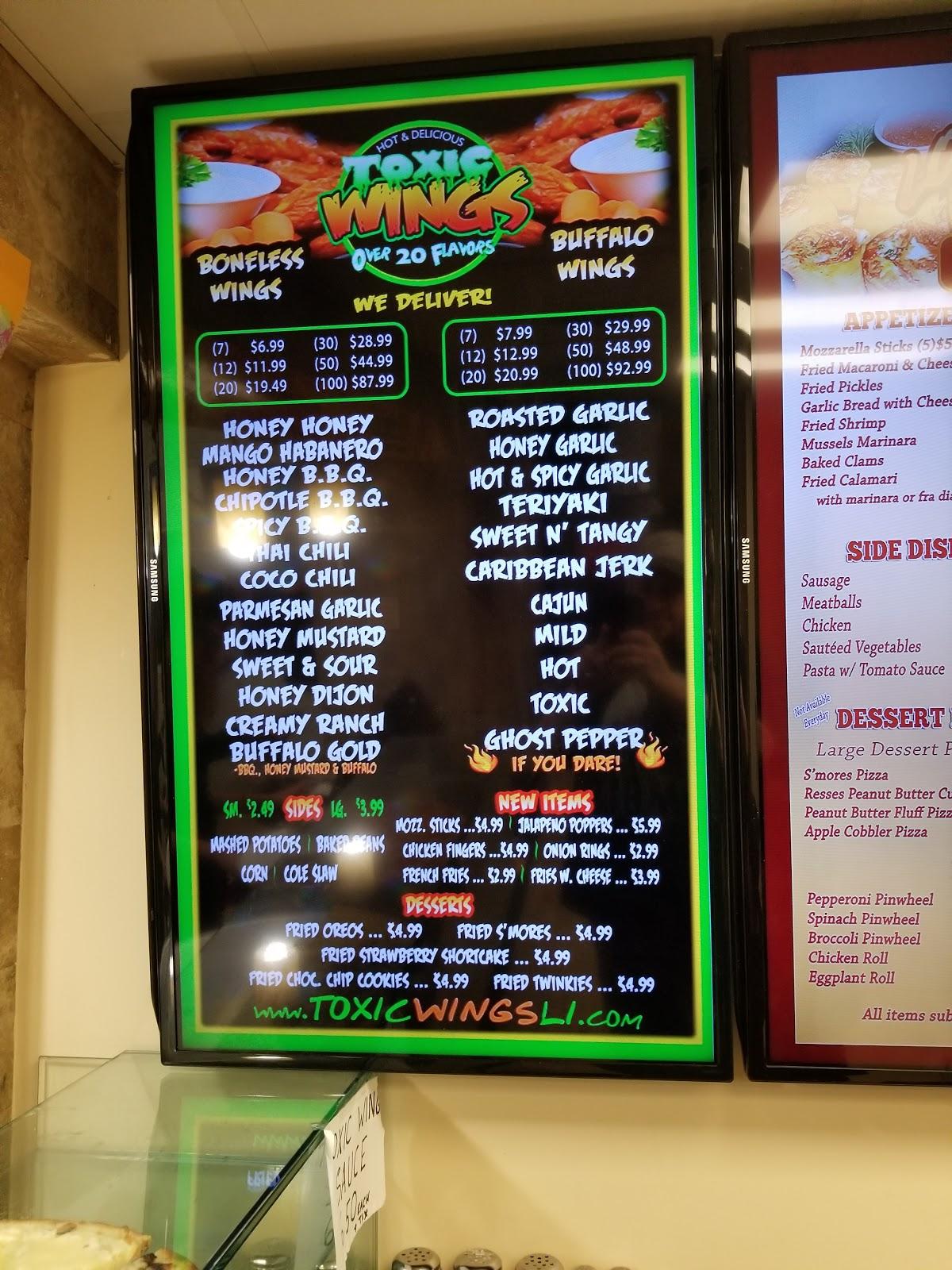 Carta del restaurante Toxic wings Commack, Commack
