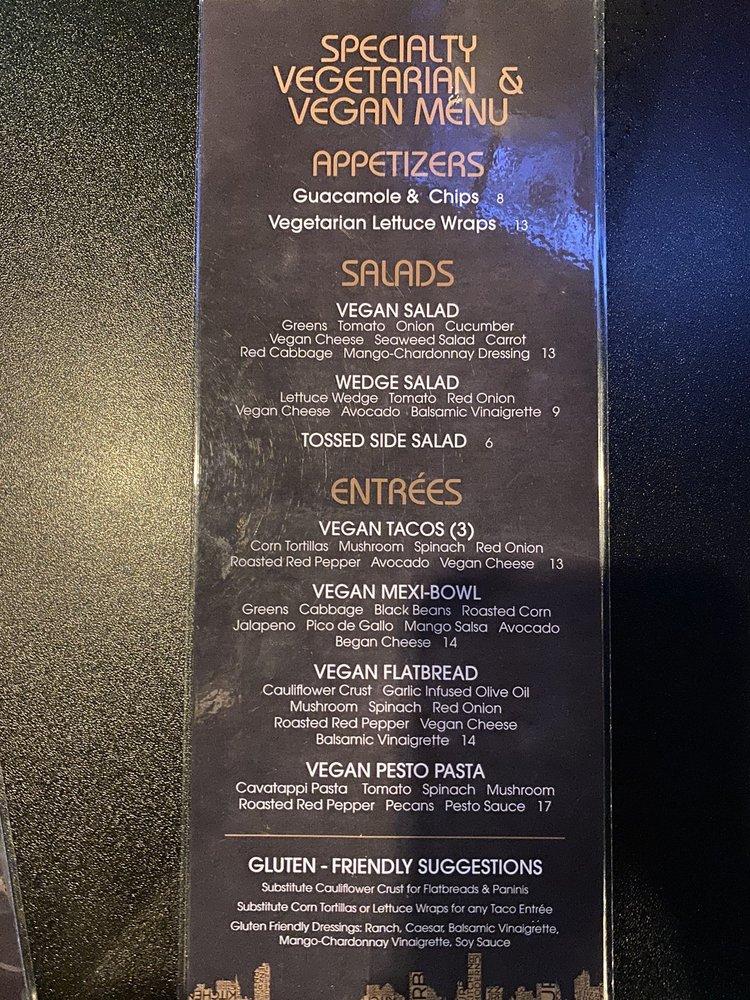 Carta de pizzería Urban Modern Kitchen, Appleton