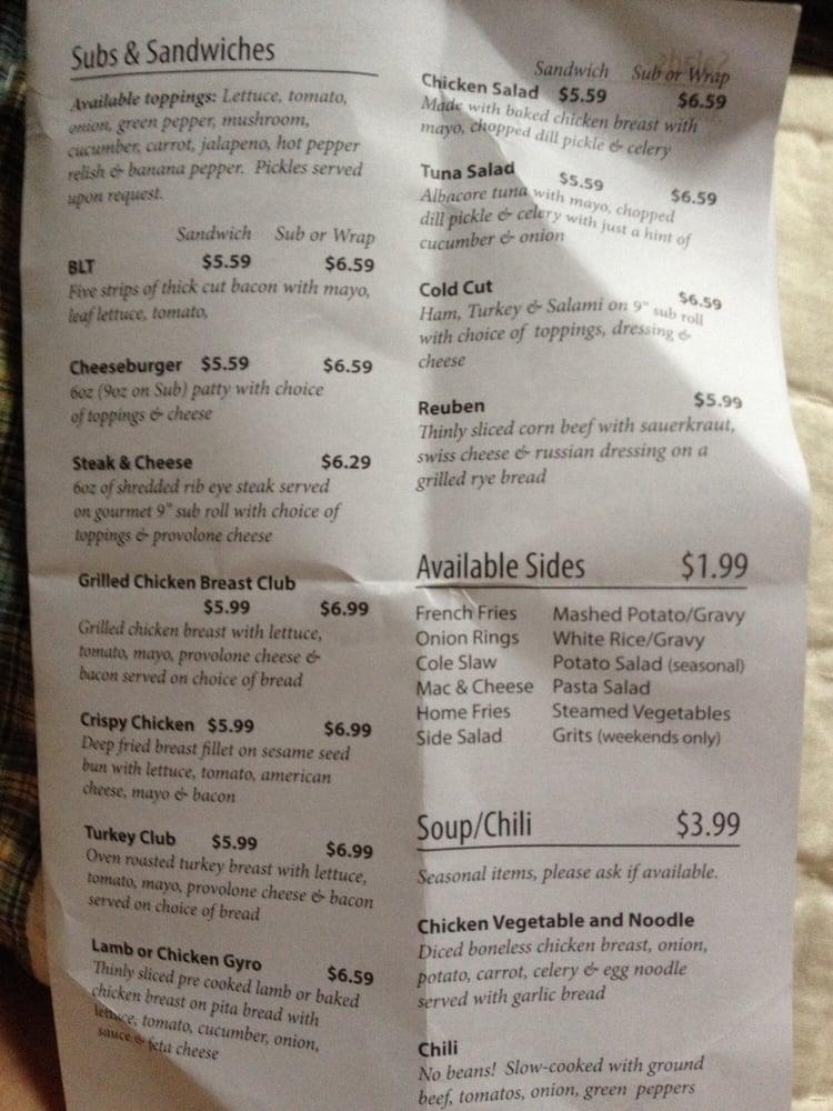 Menu at BLT Grill cafe, Gaithersburg
