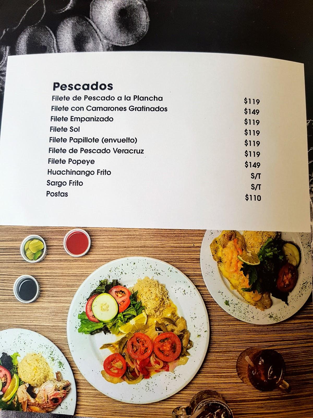 Menu at Restaurante Marina Terra, Ciudad Madero