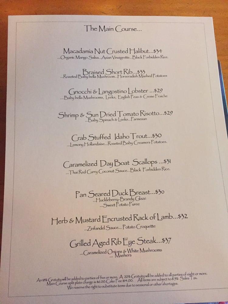 Menu at The Mustard Seed pub & bar, Davis