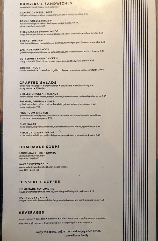 Menu at FD's Grillhouse steakhouse, Tyler, S Broadway Ave #494
