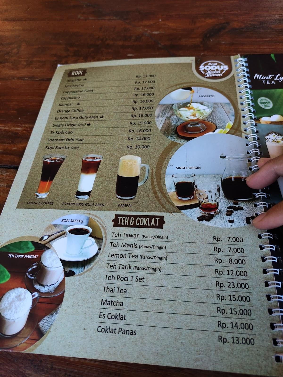Carta del restaurante SODUS - Soto Kudus Kedai Taman, Surabaya