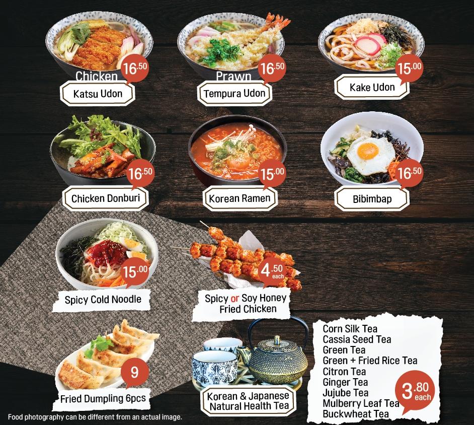 Menu at Yoko Korean & Japanese Food Takeaway restaurant, Richmond