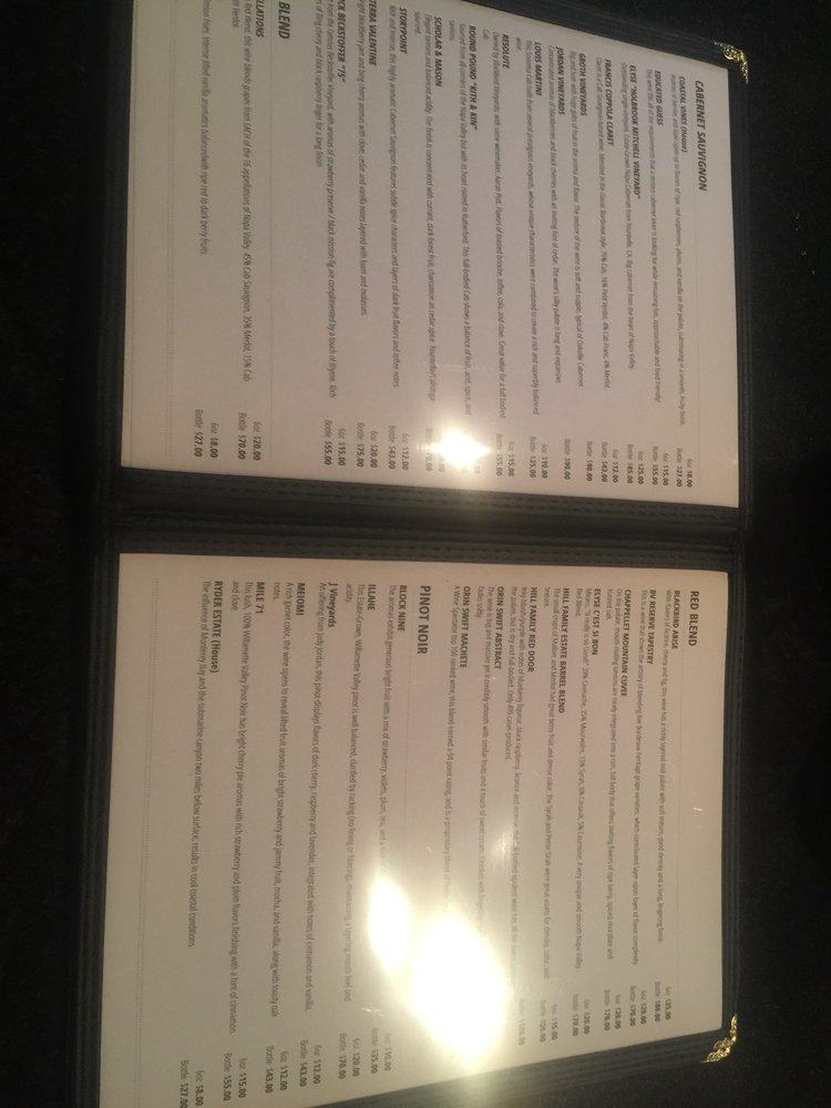 Menu at Bin 110 pub & bar, Cornelius