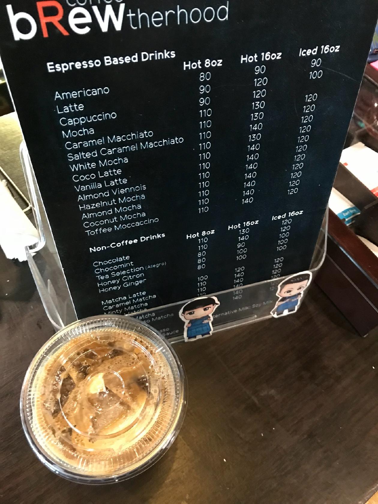 Menu at Coffee Brewtherhood pub & bar, Iloilo City, Golden AC Business ...