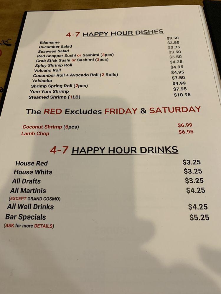 Menu at Forbidden Palace Chinese Bar & Bistro, Virginia Beach, Virginia ...
