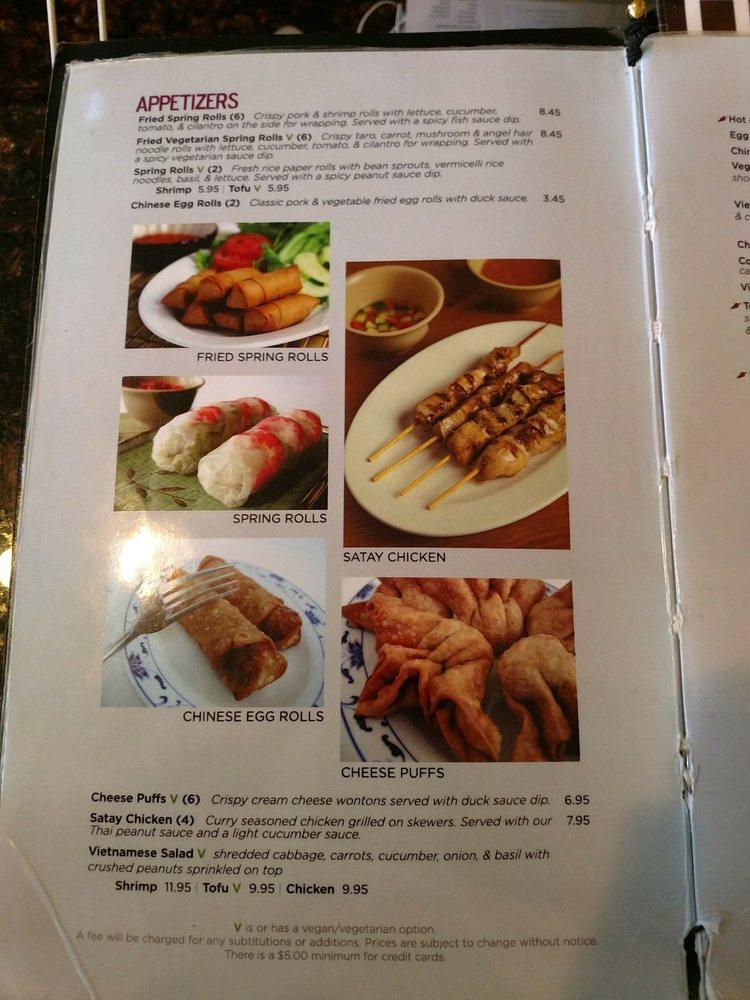 Menu at Hop Tung Vietnamese Chinese Restaurant, McAllen
