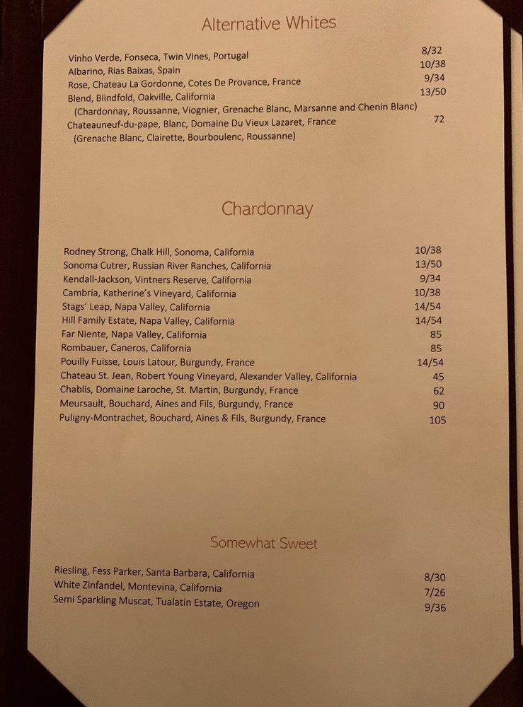 Menu at Riverwalk Cafe and Oyster Bar, Stuart