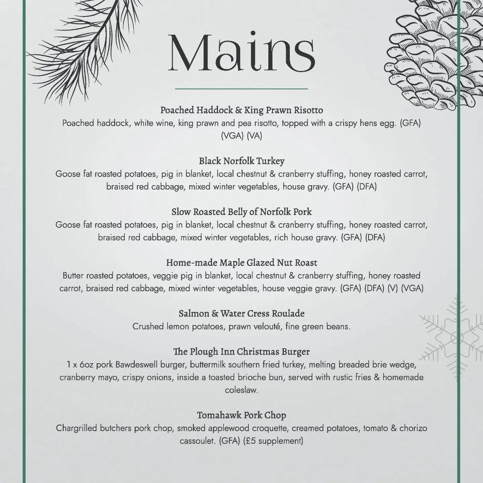 Menu at The Plough Inn pub & bar, Hevingham