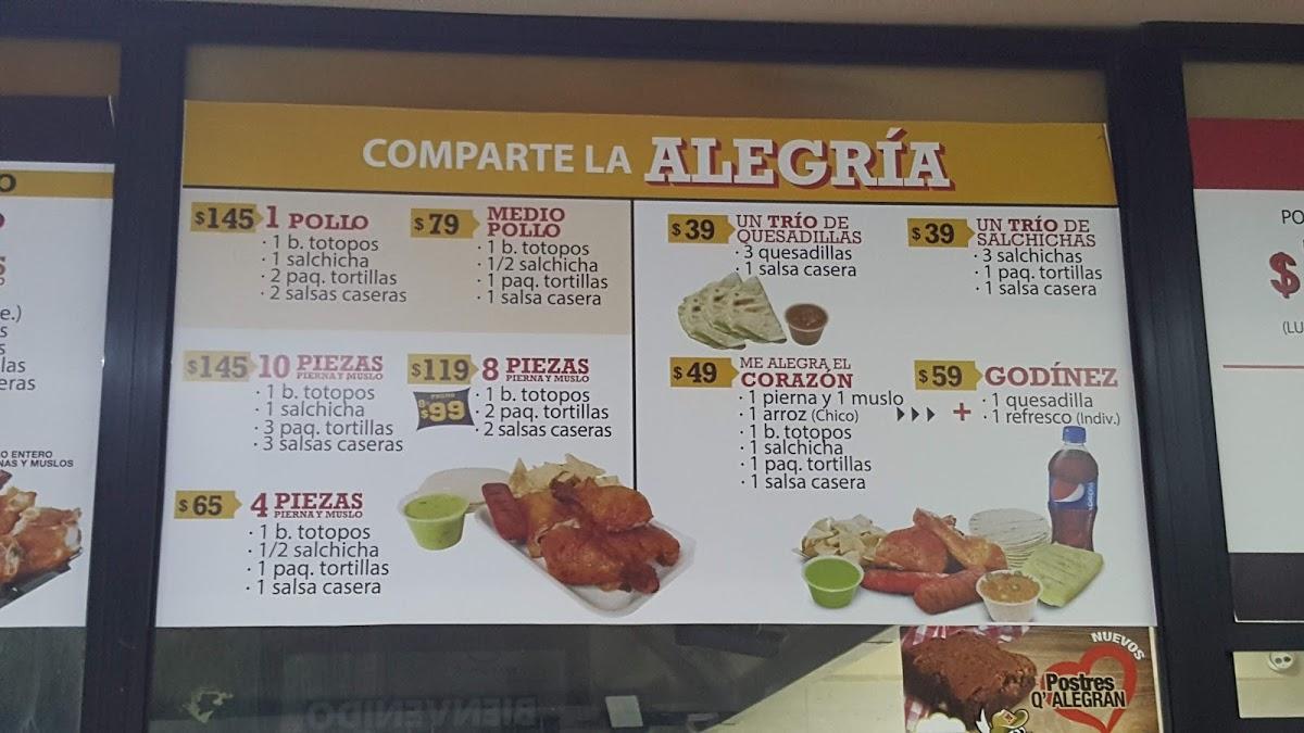 Menu at Pollo Matón restaurant, Guadalupe, AV.Mármol 1607