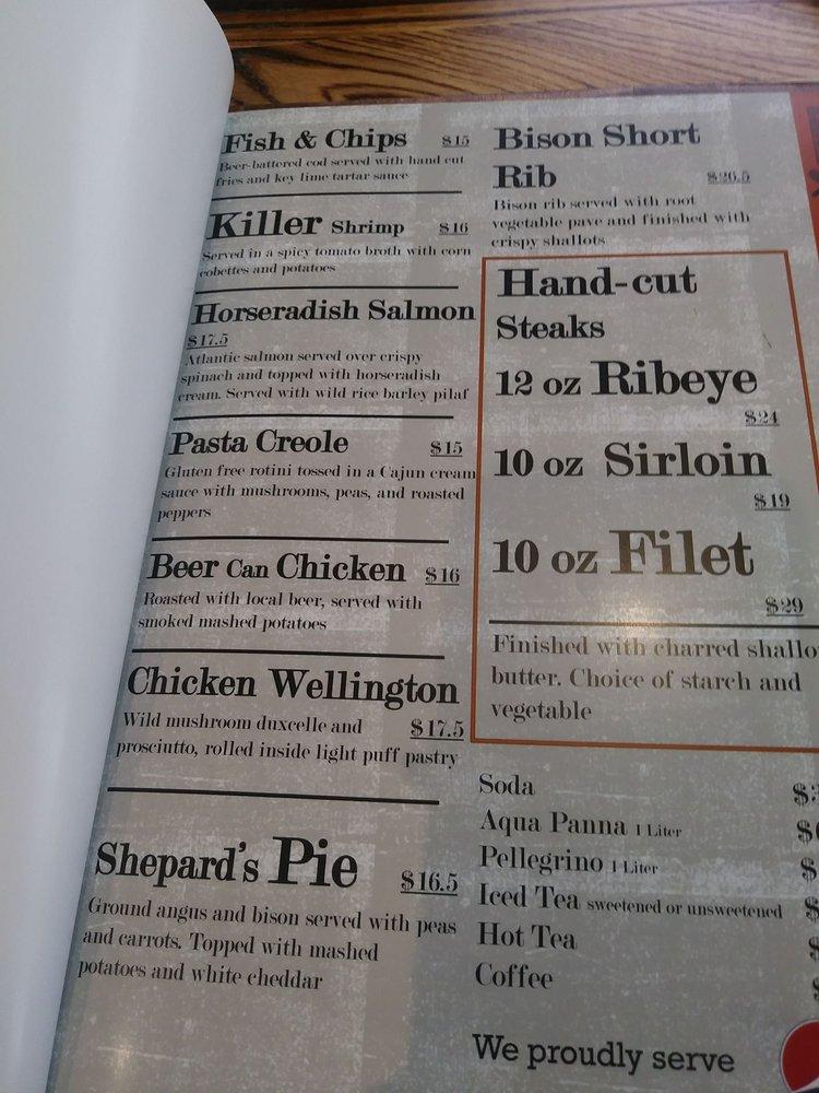 Menu at Pearl City Hops pub & bar, Jamestown