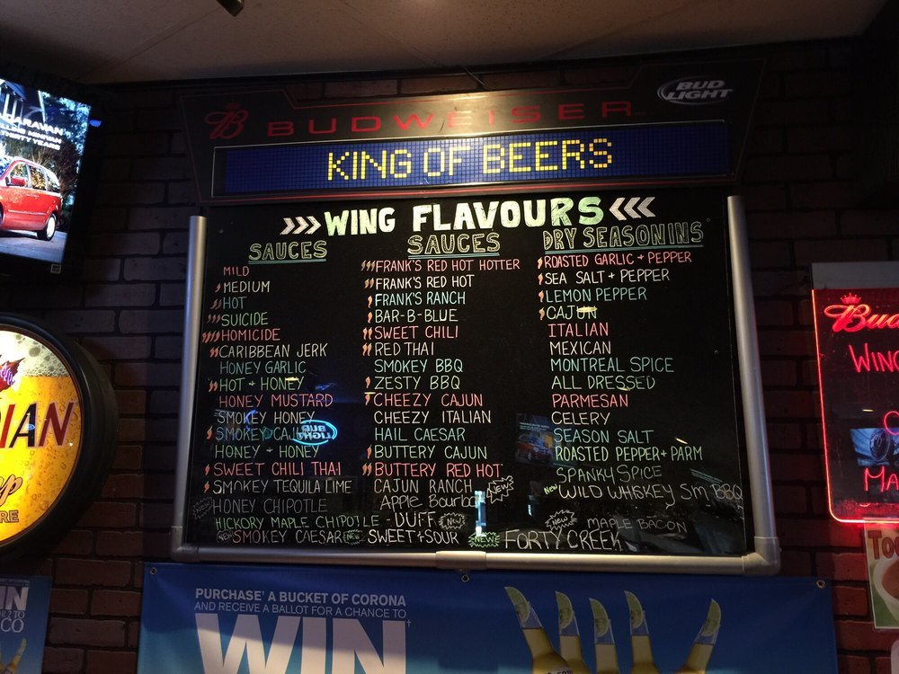 Menu at Junior's Sportsbar & Grill, Cambridge