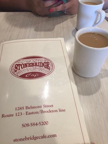 Menu at Stonebridge Cafe, Brockton, Belmont St