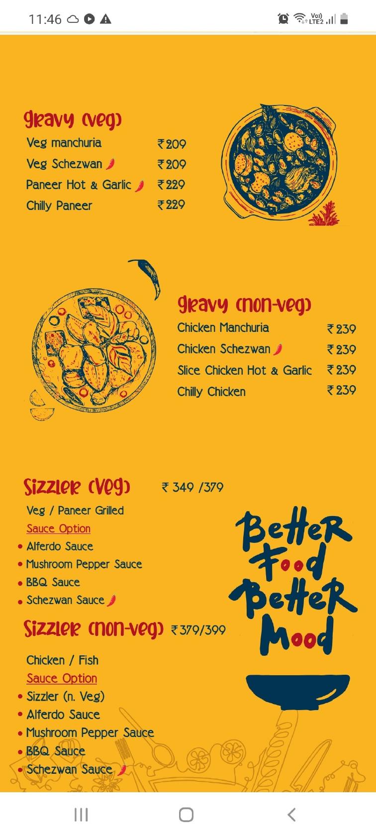 Menu at Board Game Cafe, Hyderabad