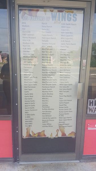 Menu at Just Wing it restaurant, Ocean City