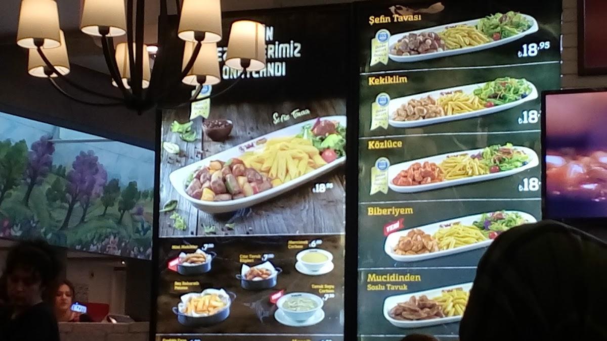 Menu at Tavuk Dünyası, Izmir, Akçay Cd. No:101