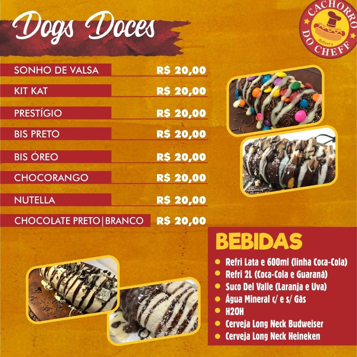 Menu em Cachorro do Cheff pub & Bar, Rio Grande
