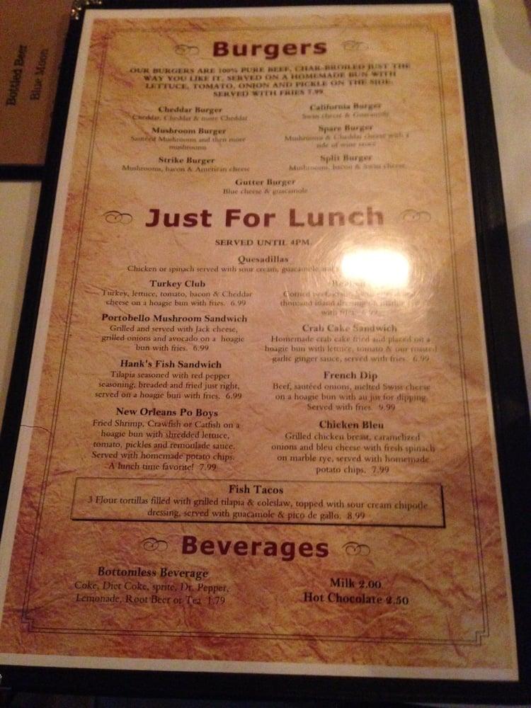 Menu at 178 Club Restaurant, Bull Shoals, Central Blvd