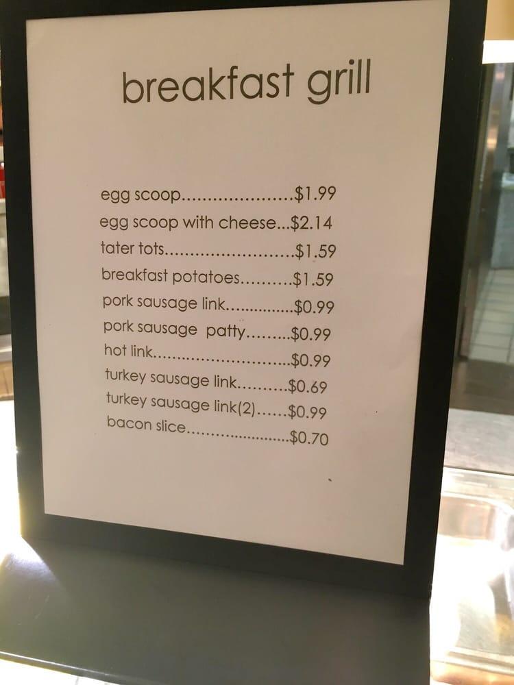 Menu at Lincoln Plaza Cafe (CalPERS), Sacramento